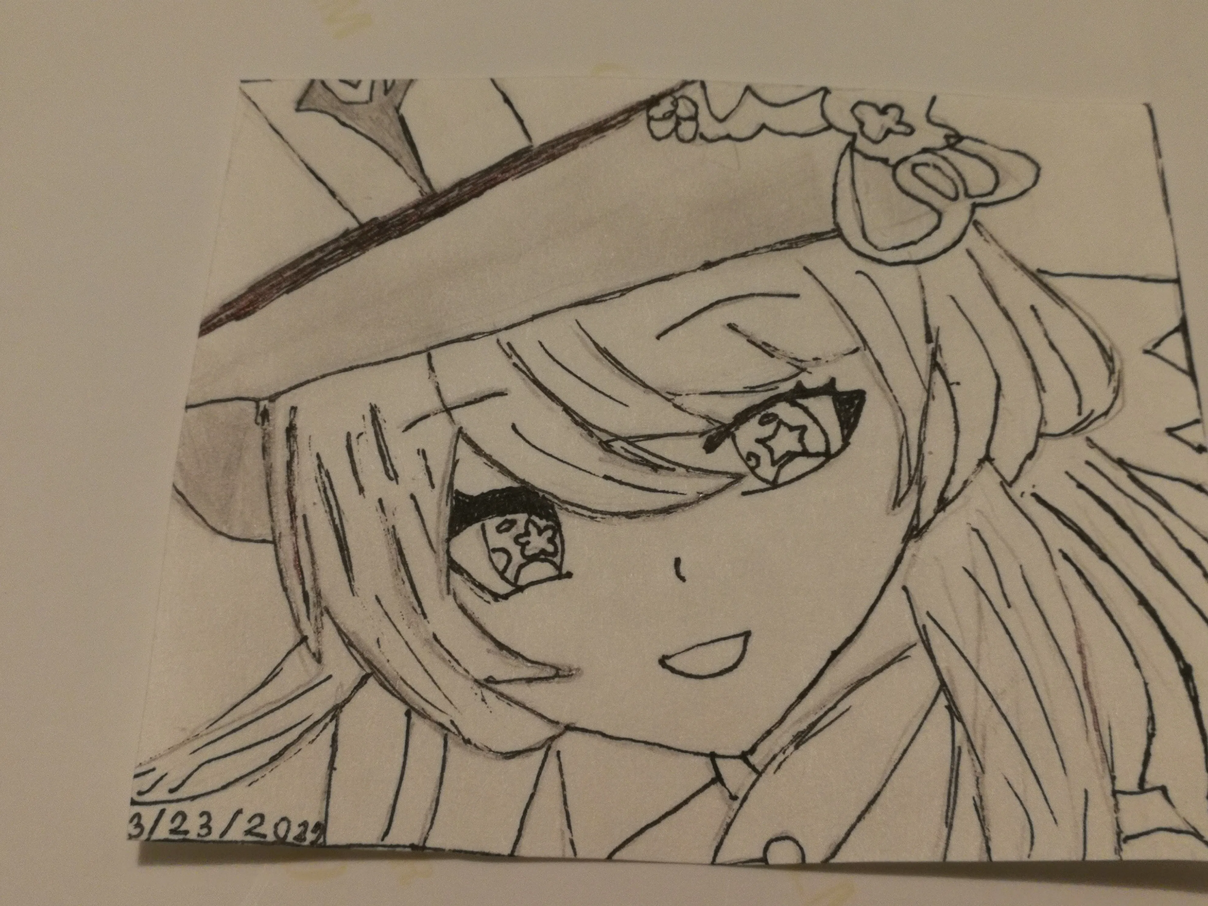 Hutao drawing Genshin Impact | HoYoLAB