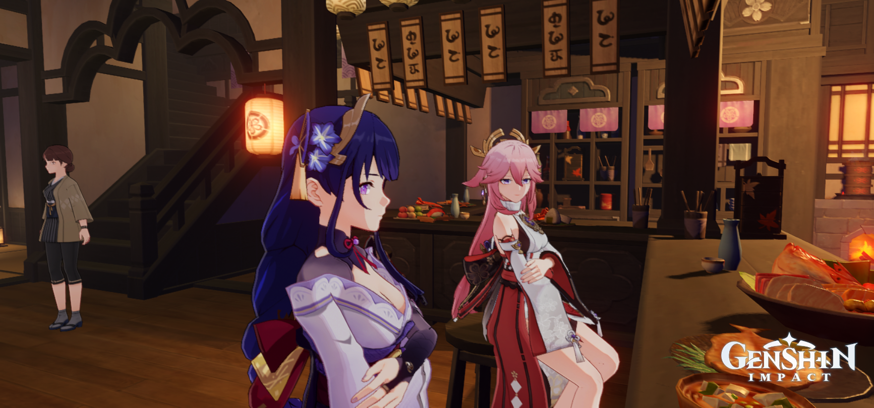 Raiden x Yae | Genshin Impact | HoYoLAB