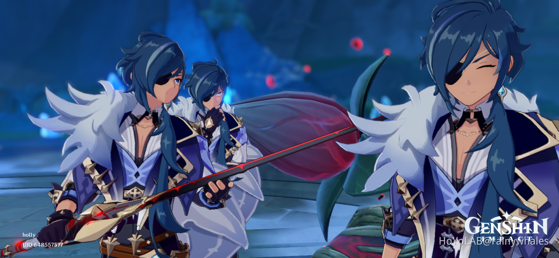 Mondstadt Boys behind the scenes at the Cryo Flower venue Genshin ...