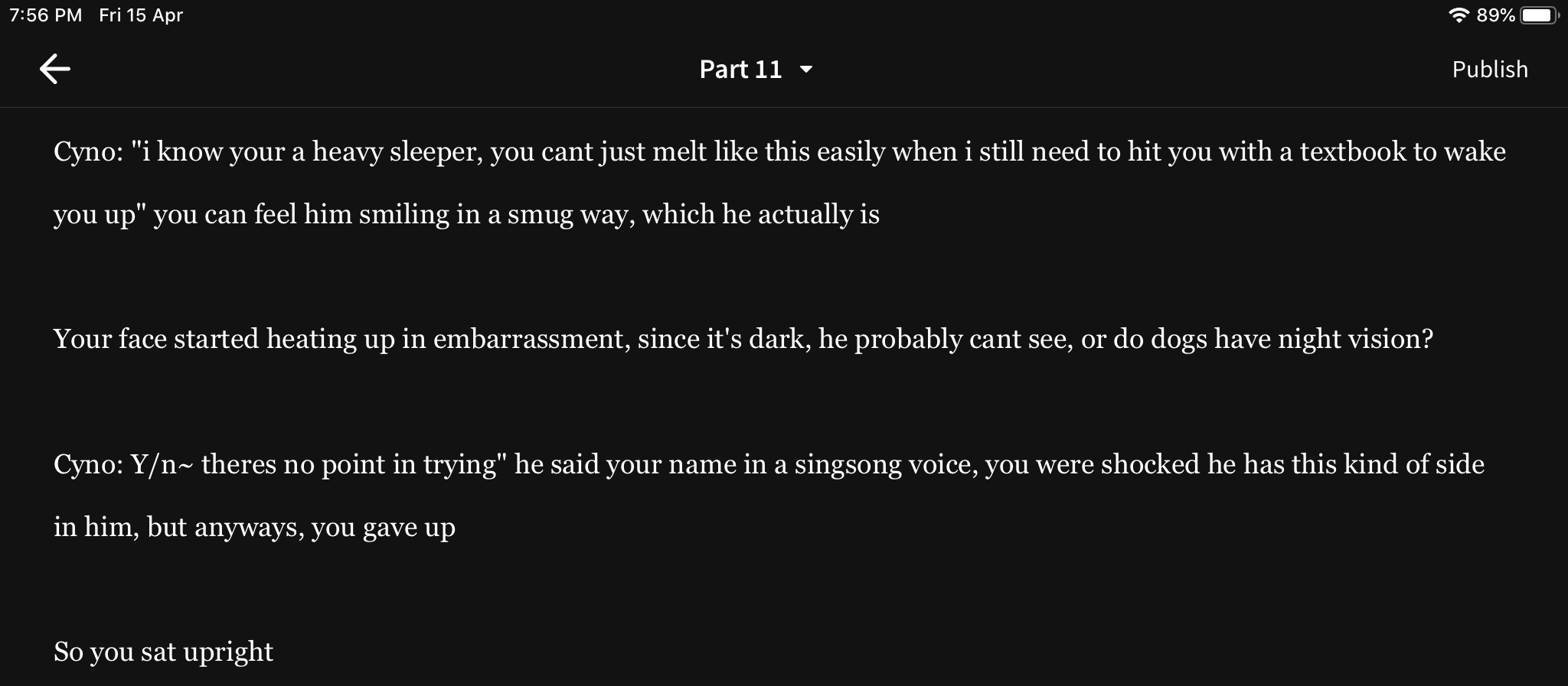 Cyno x Reader Chapter 8 spoiler Genshin Impact | HoYoLAB