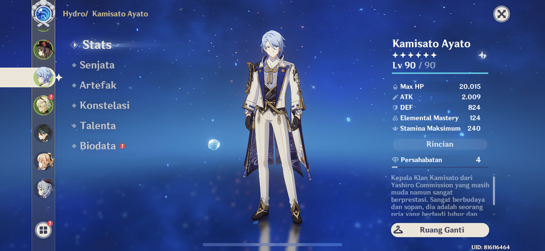 “EASY BUILD” Kamisato Ayato Main DPS build (The Black Sword) Genshin ...