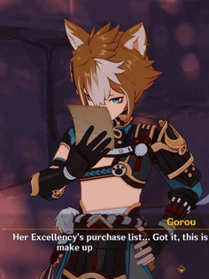 Anyone else notice Gorou's happy tail wag? Genshin Impact | HoYoLAB