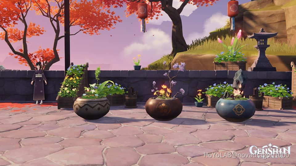 the floral courtyard Genshin Impact | HoYoLAB