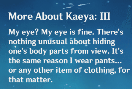Kaeya Theory Genshin Impact | HoYoLAB