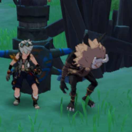 Bennett and Hillchurl Genshin Impact | HoYoLAB