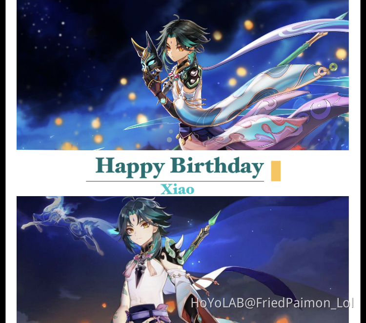 Happy birthday Xiao Genshin Impact | HoYoLAB