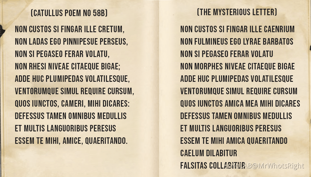 The Mysterious Letter Translation (Myterious Letter Found in the ...