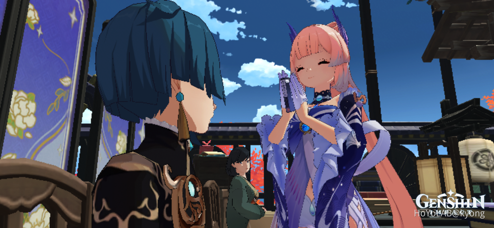 kopium happily seeing her fav book's author Genshin Impact | HoYoLAB