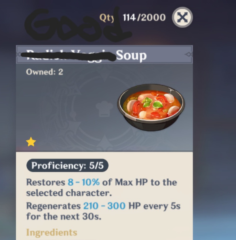 Good soup Genshin Impact | HoYoLAB