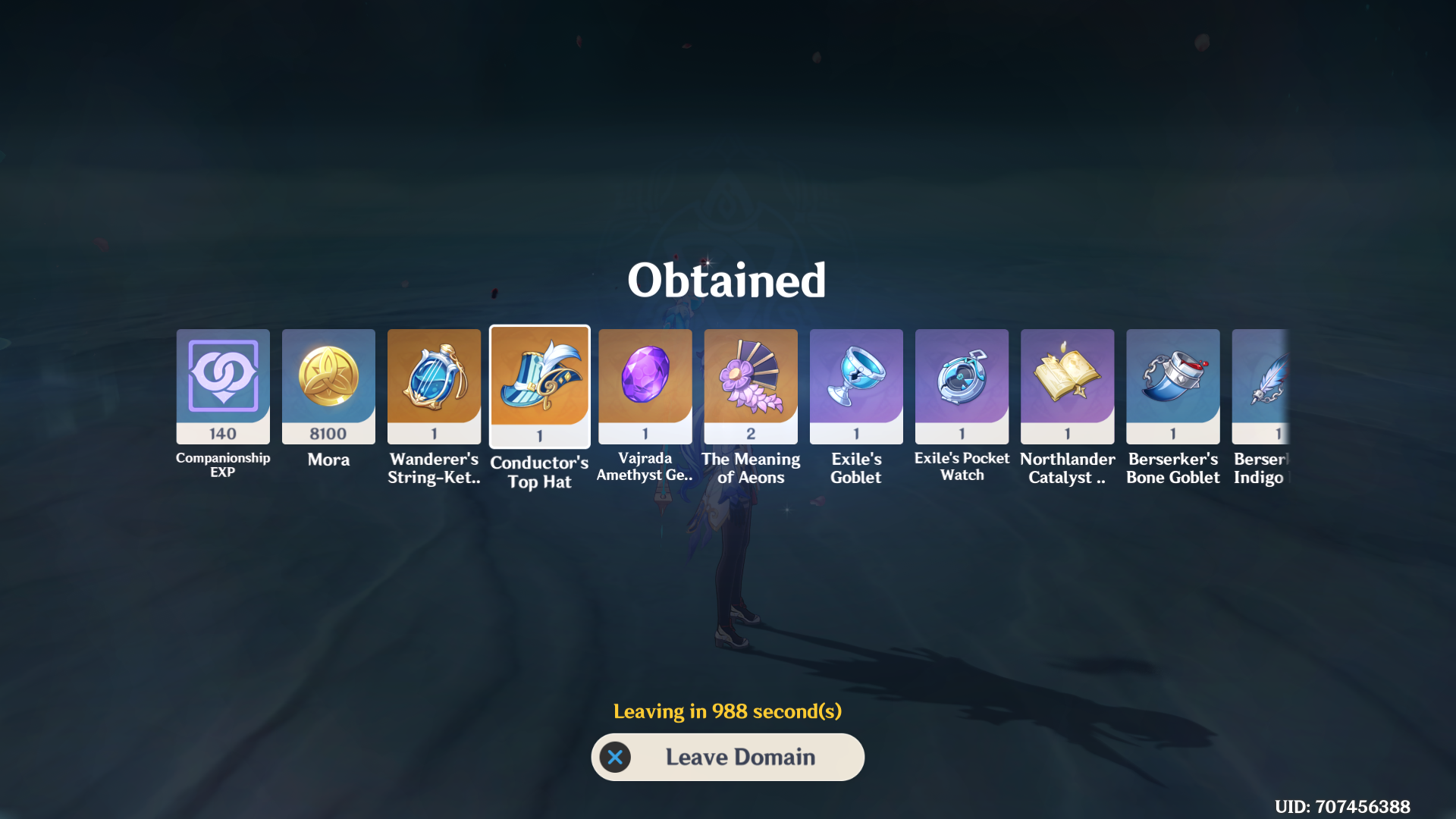 My luckiest weekly boss drop Genshin Impact | HoYoLAB