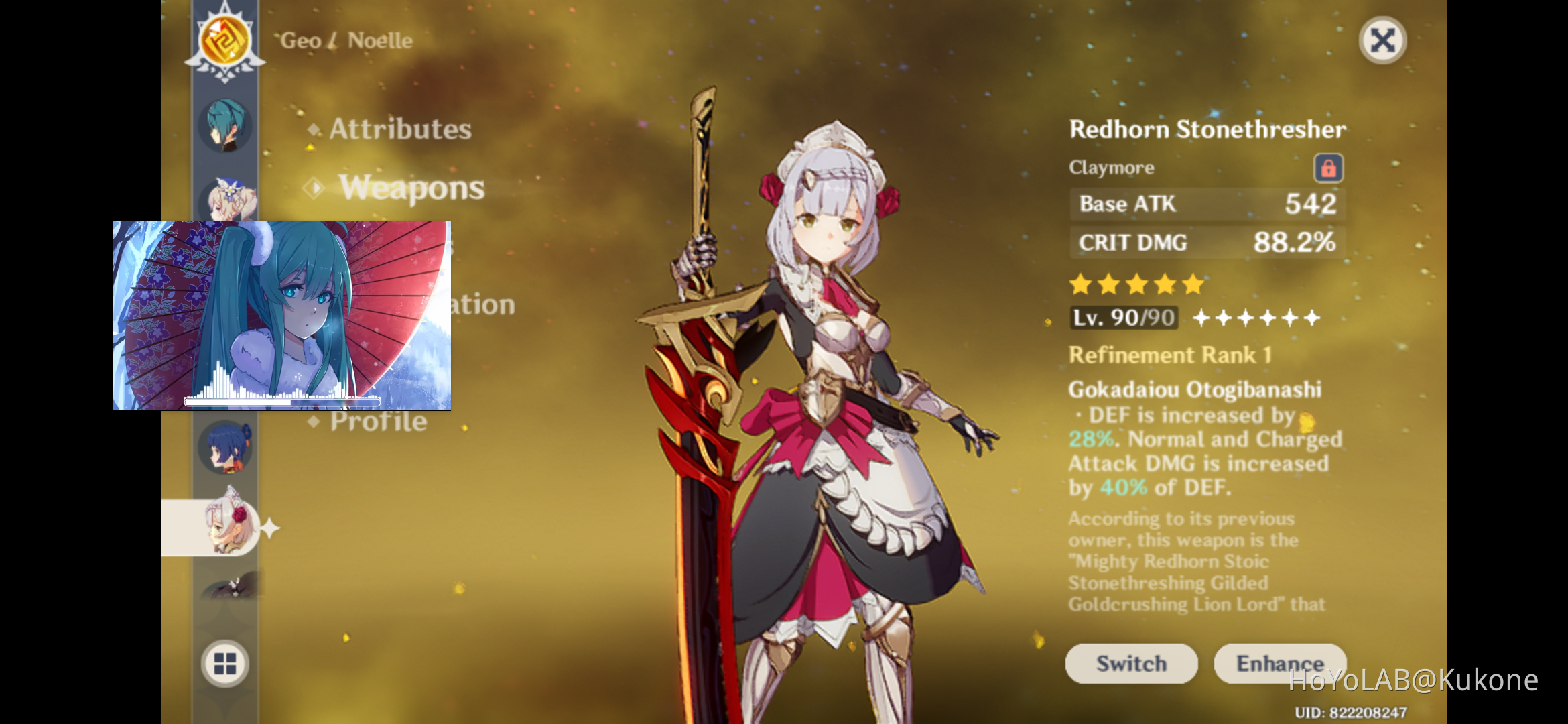 Weird build with itto weapon | Genshin Impact | HoYoLAB