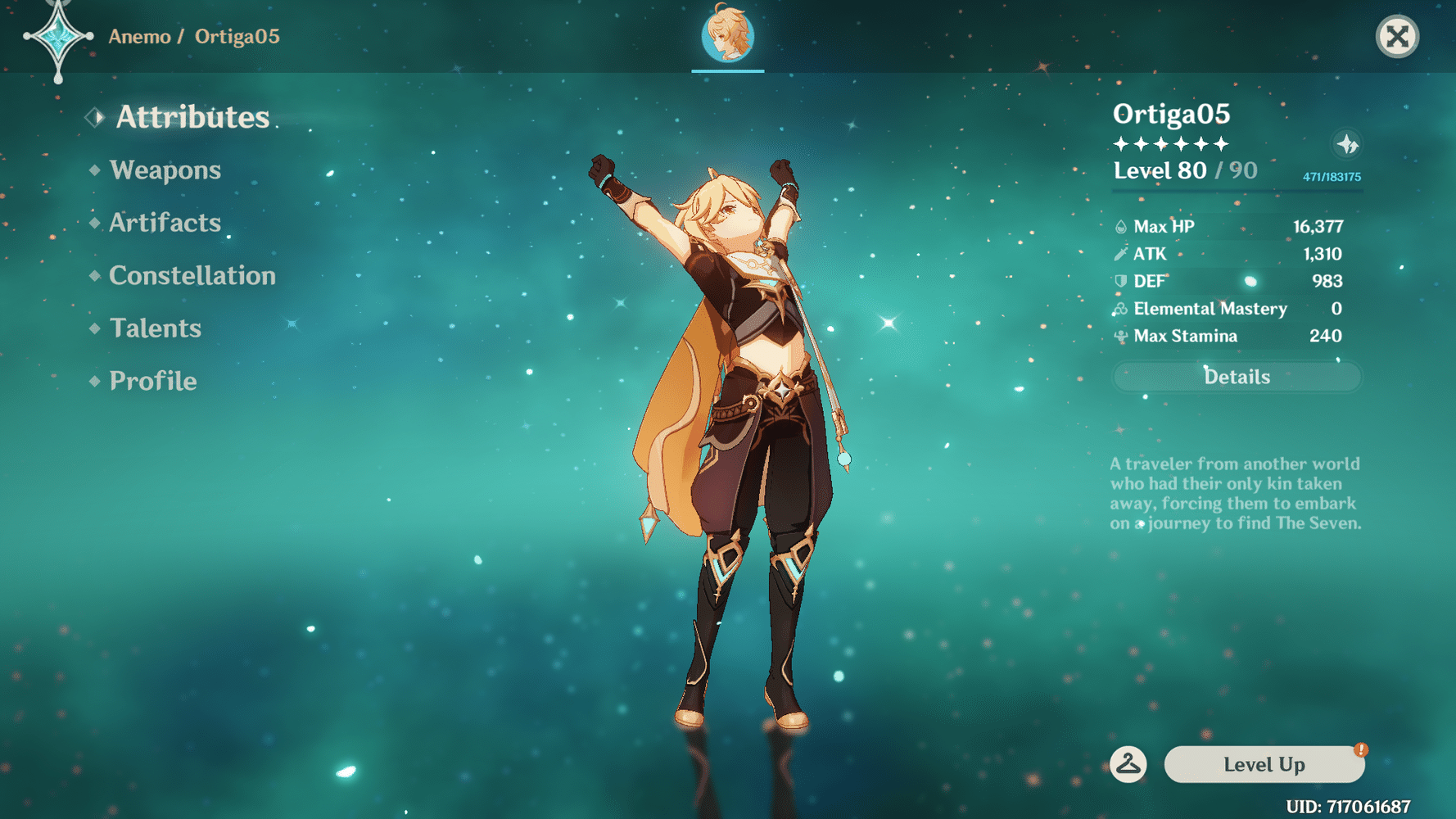 Traveler Build Genshin Impact | HoYoLAB