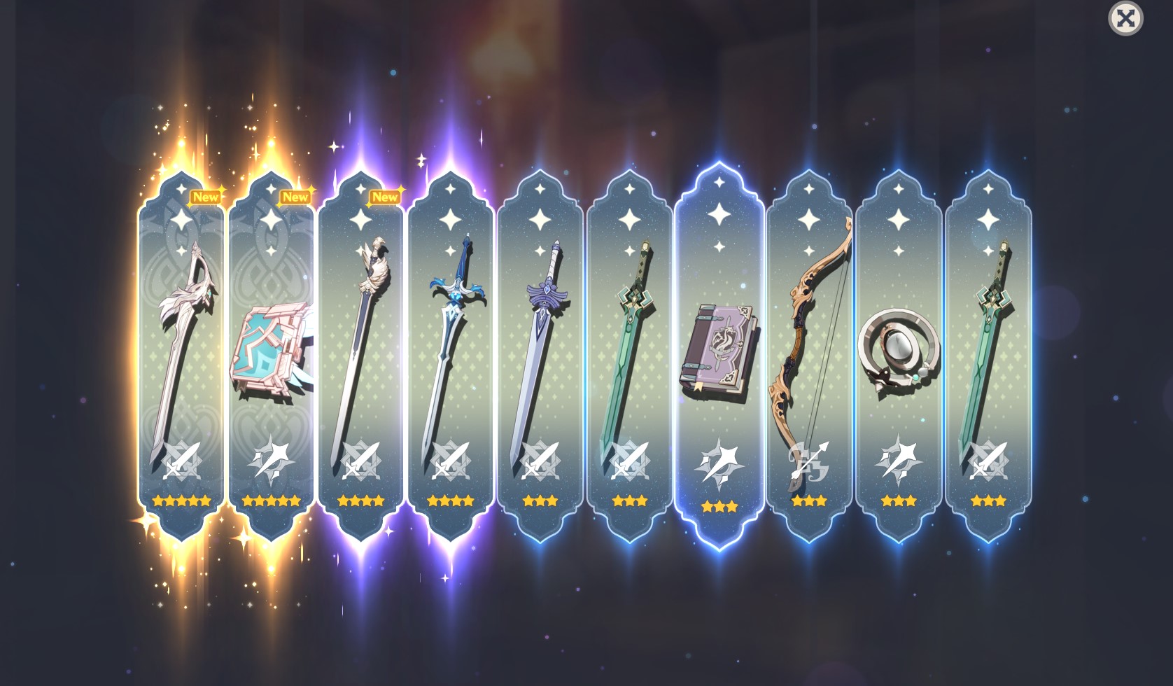 first time obtaining a 5 star weapon Genshin Impact | HoYoLAB