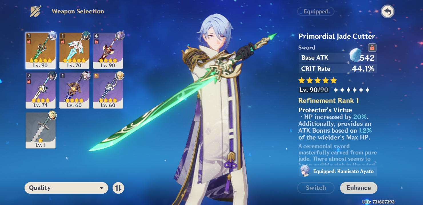 Akaya Weapons... Genshin Impact | HoYoLAB