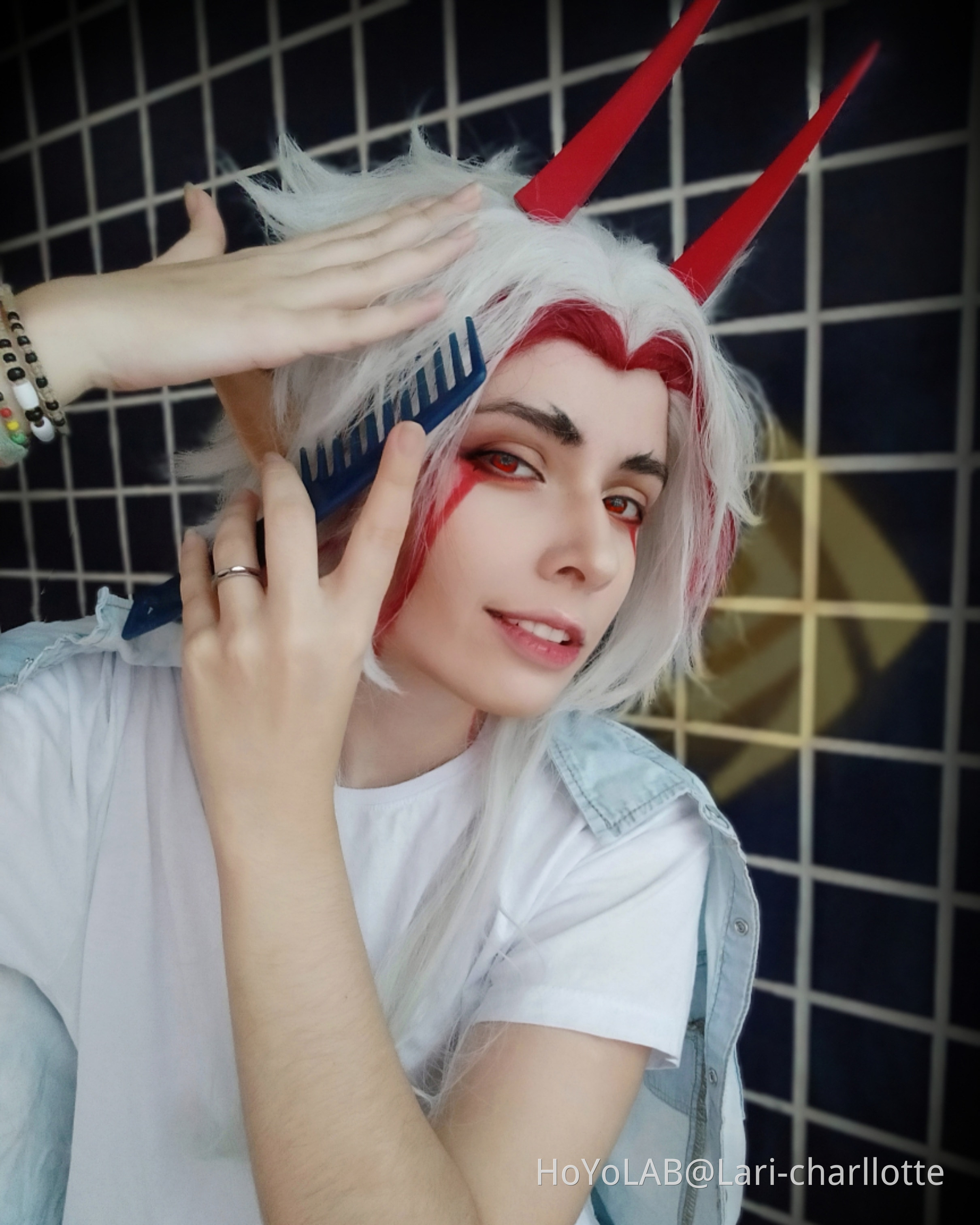 Mais do meu teste de cosplay do Itto 🐂 Genshin Impact | HoYoLAB