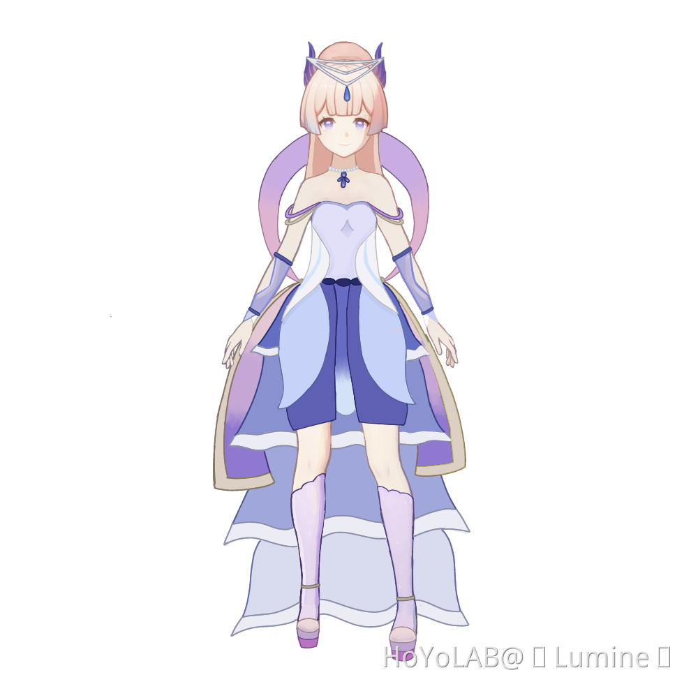 Kokomi skin based on my old design! Genshin Impact | HoYoLAB