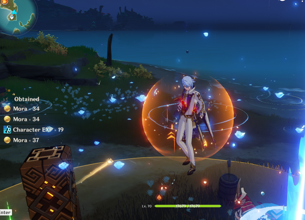 he is floating Genshin Impact | HoYoLAB