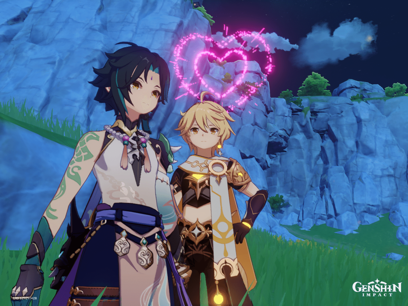 Xiao and Aether, Lantern rite Genshin Impact | HoYoLAB