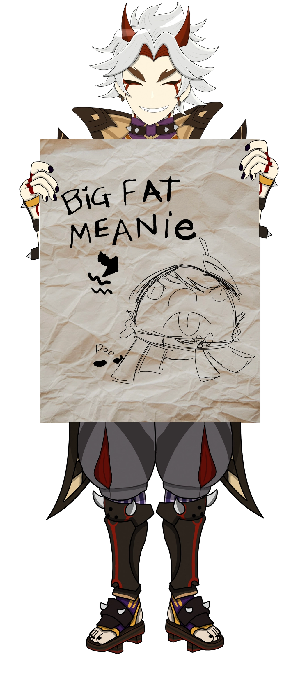 Arataki itto draw's Kojou Sara. Genshin Impact | HoYoLAB