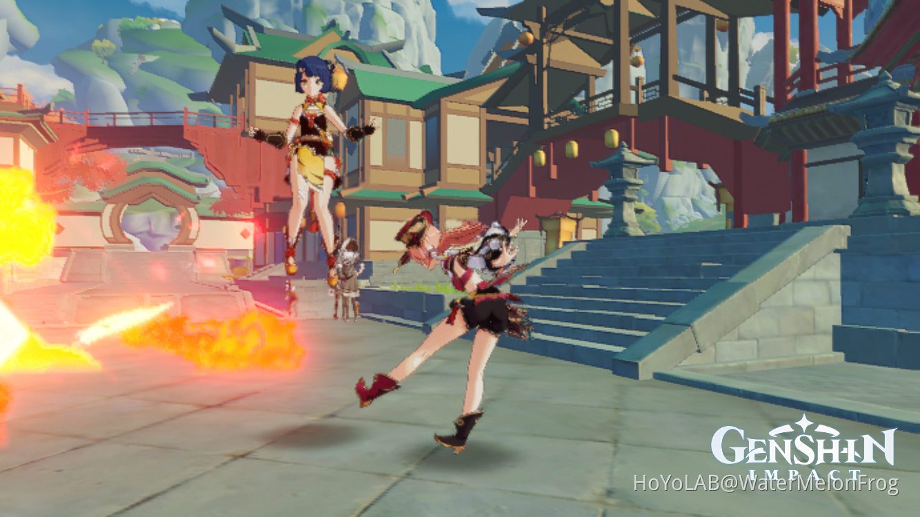 Yanfei kicking xianling- Genshin Impact | HoYoLAB