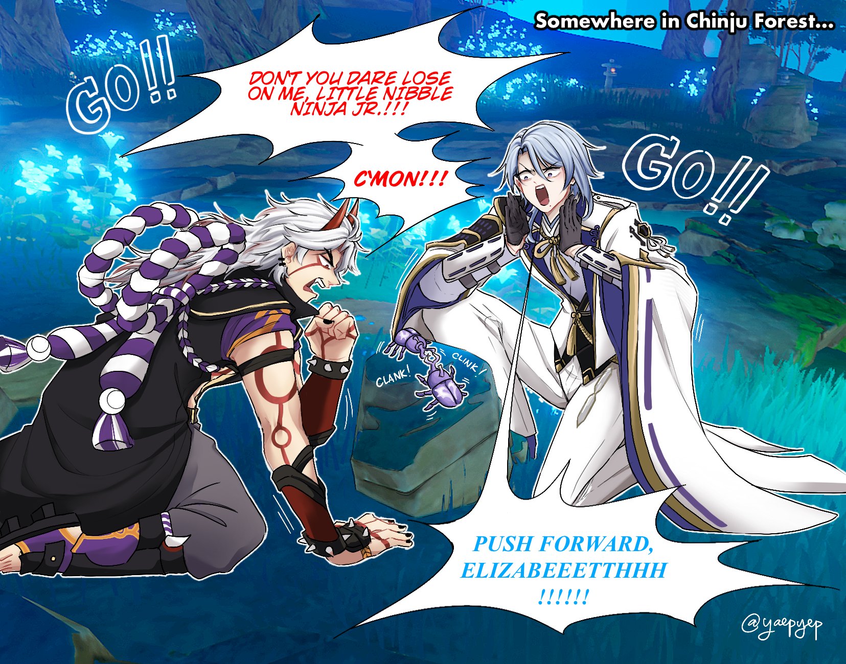 The bug fight... Genshin Impact | HoYoLAB