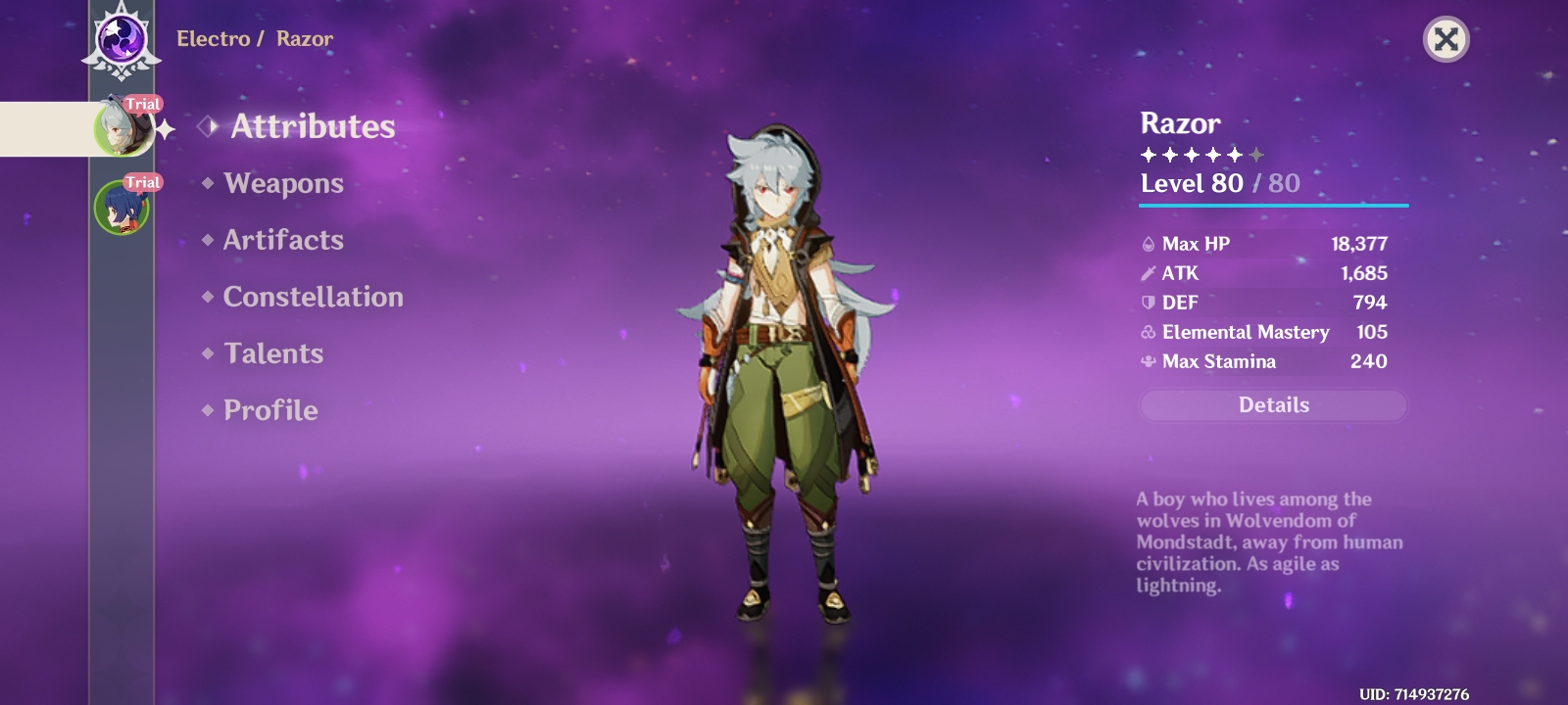 Razor's Trial Build Genshin Impact | HoYoLAB