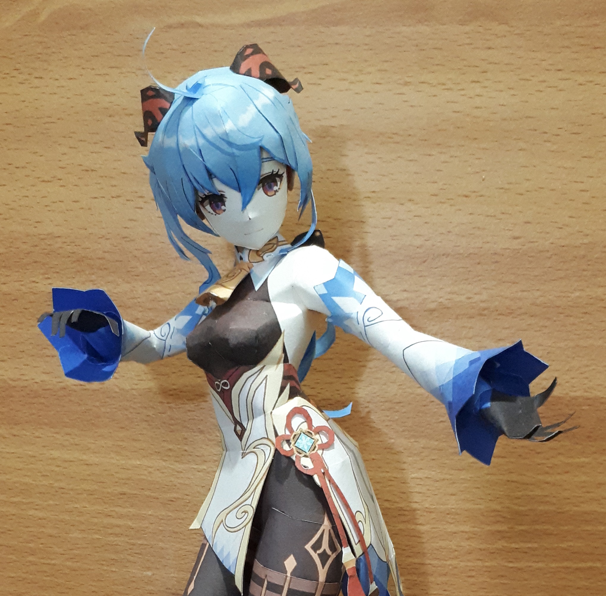 Ganyu, but as a 3D Papercraft Model! Genshin Impact | HoYoLAB