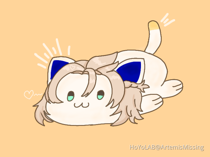 Cat plush Albedo! Genshin Impact | HoYoLAB