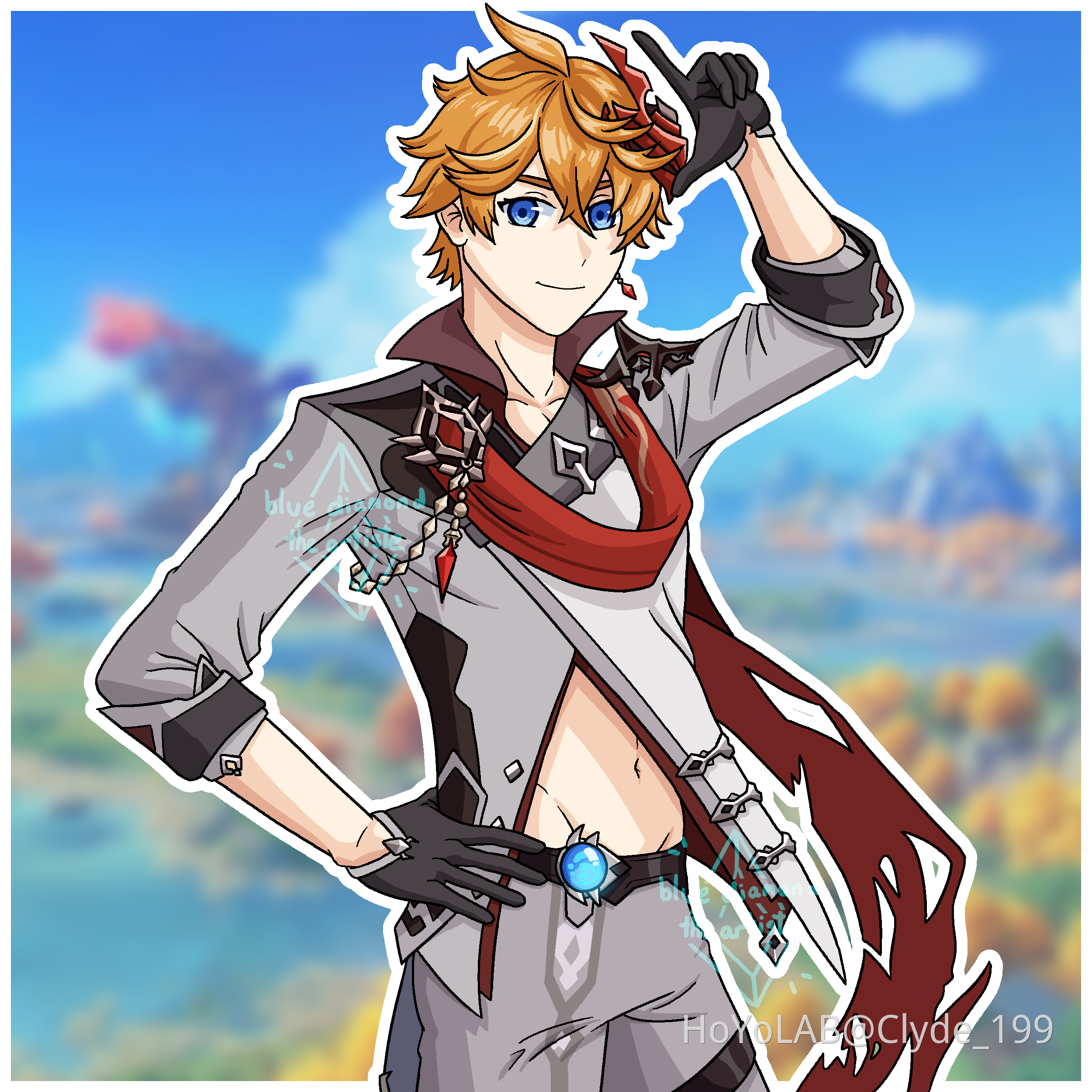 Childe fanart from a while ago 🐳 Genshin Impact | HoYoLAB