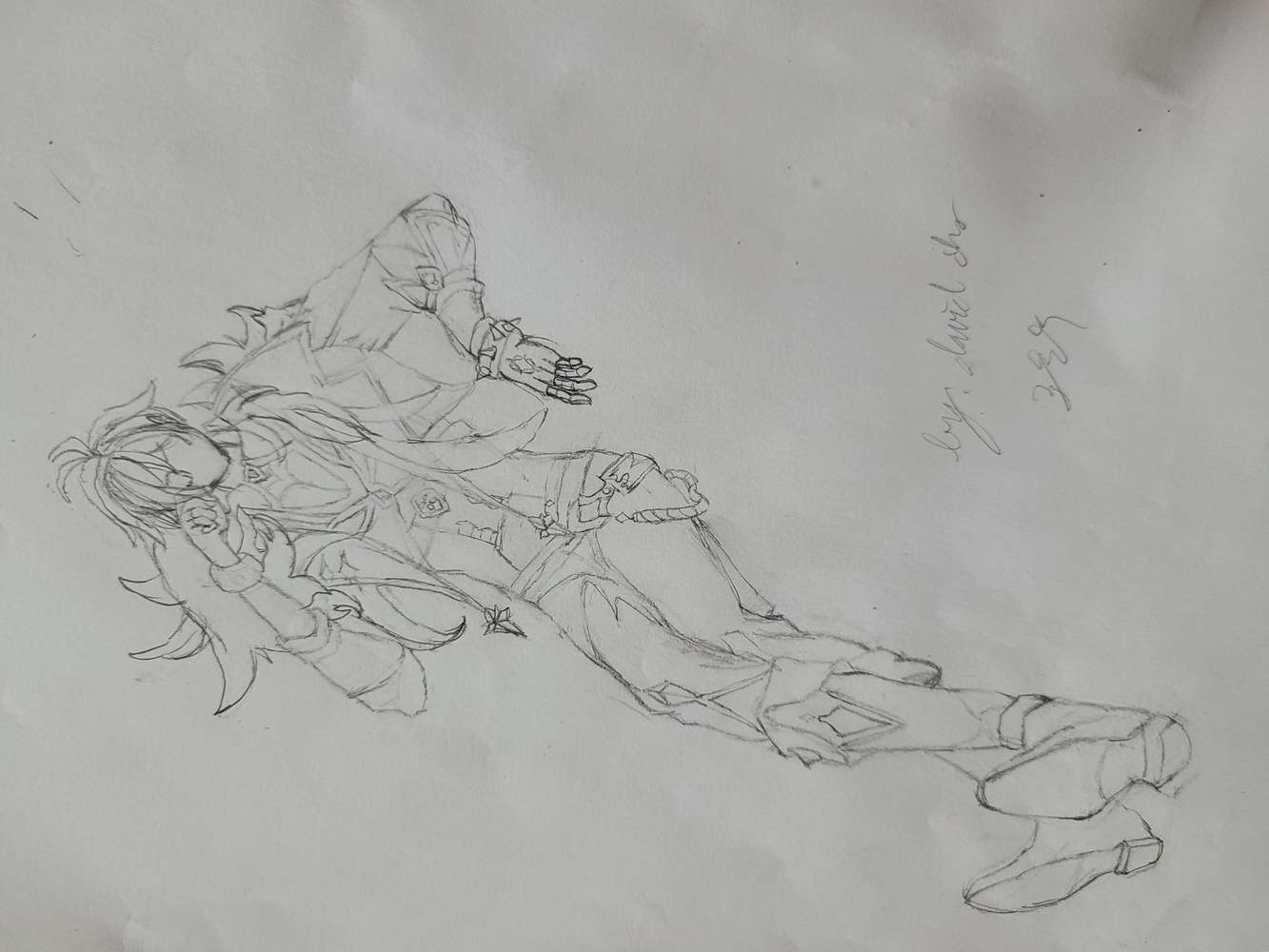 Kaeya drawing Genshin Impact | HoYoLAB