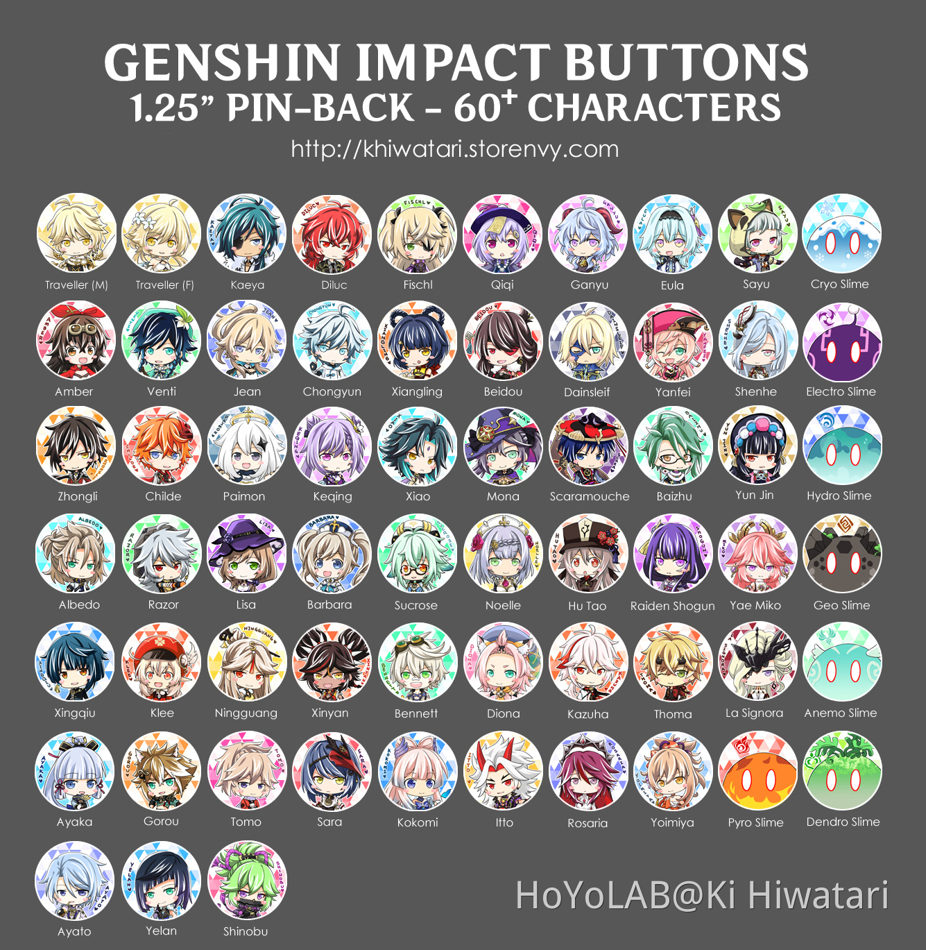 Genshin Impact Buttons Genshin Impact | HoYoLAB