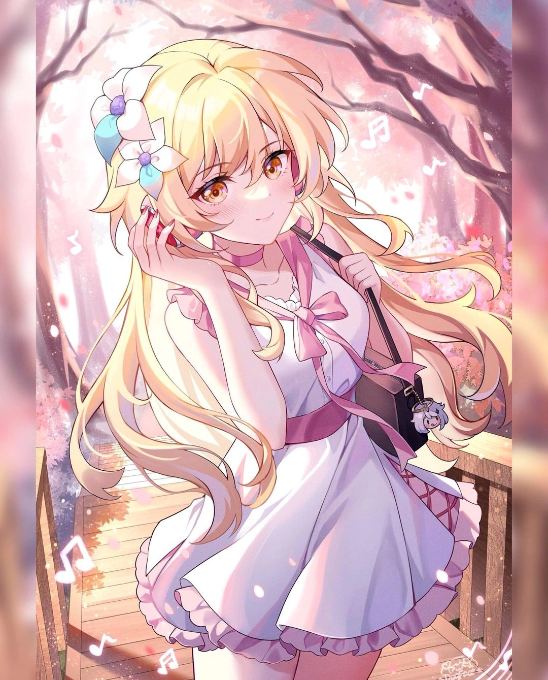 Spring Traveler Girl Genshin Impact | HoYoLAB