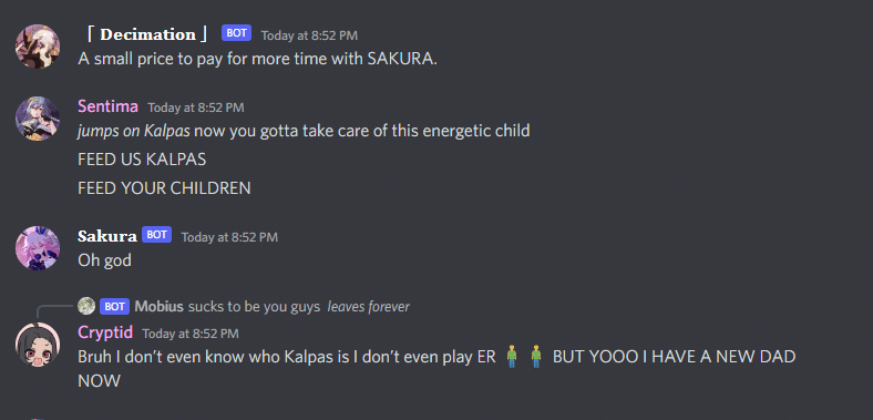 Discord shenanigans (Part 2) | HoYoLAB