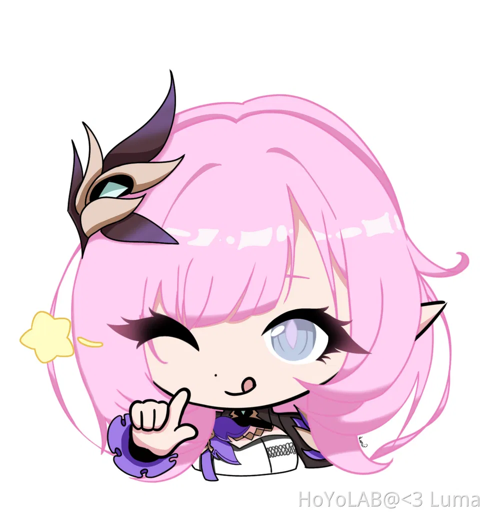 Chibi Elysia in Venti poses 3 Honkai Impact 3rd | HoYoLAB