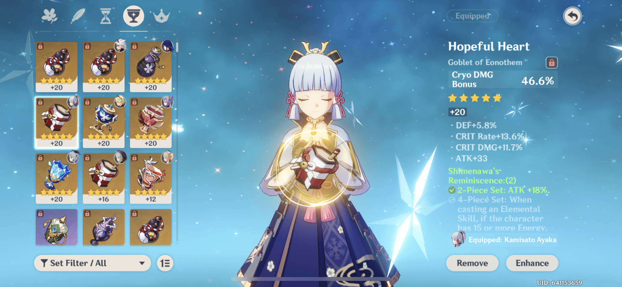 Rate my F2P Kamisato Ayaka build! Genshin Impact | HoYoLAB