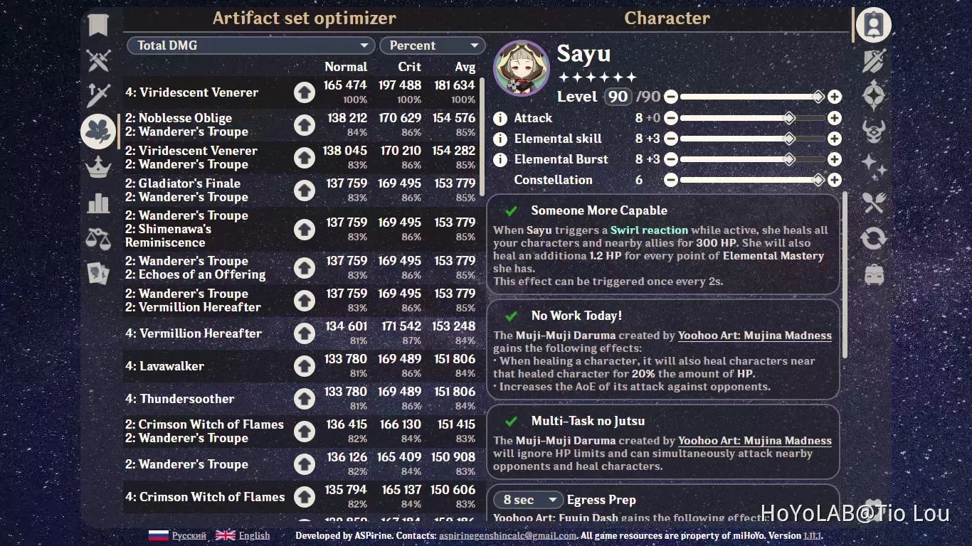 [Guias 2.6] Sayu: Build Atualizada 2022 Guia Completo Genshin Impact ...