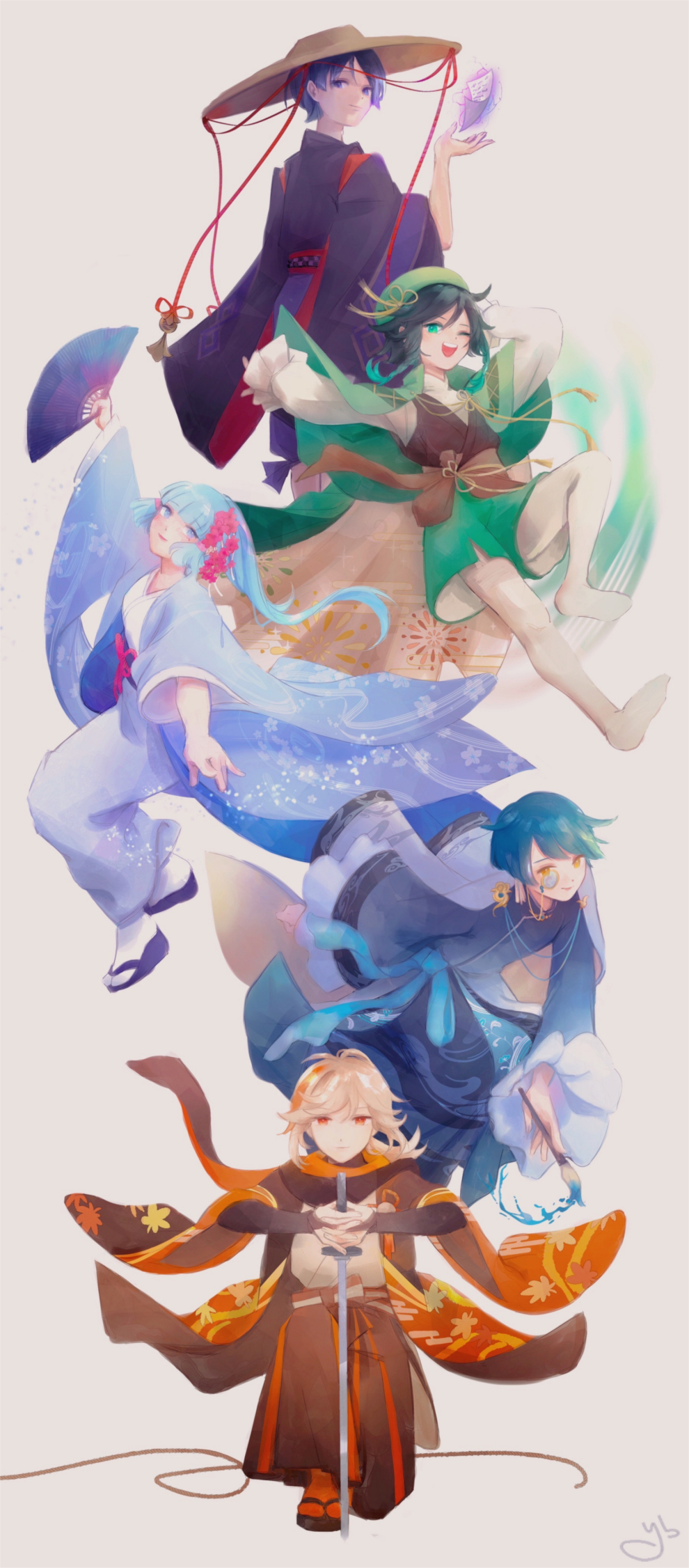 The Five Kasen Genshin Impact | HoYoLAB