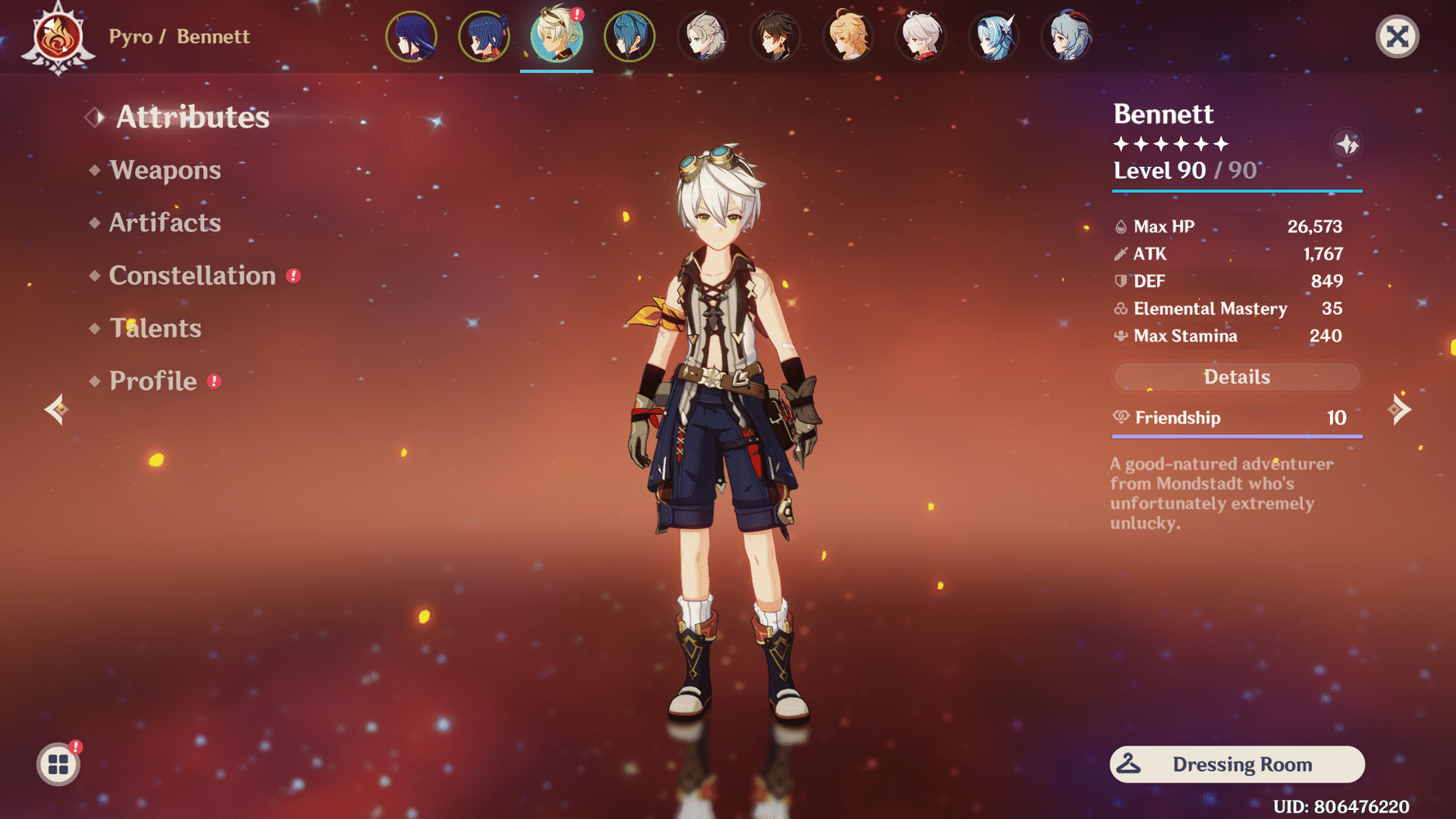 My Bennet Build. Any Advice? Genshin Impact | HoYoLAB