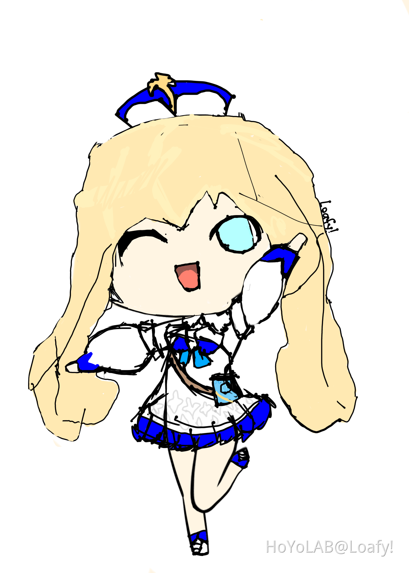 Barbara Drawing Genshin Impact | HoYoLAB