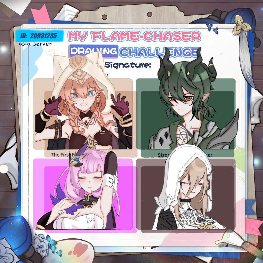 flame chaser drawing entry Honkai Impact 3rd | HoYoLAB