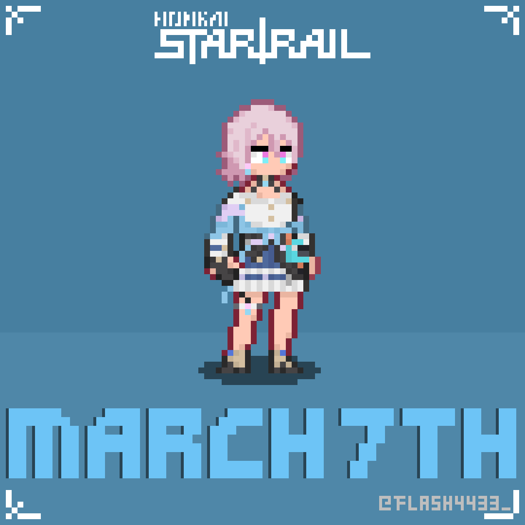 Pixel March 7th! Honkai: Star Rail | HoYoLAB