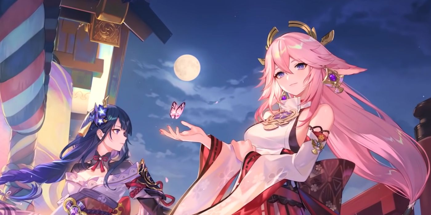 Ei and Miko Genshin Impact | HoYoLAB