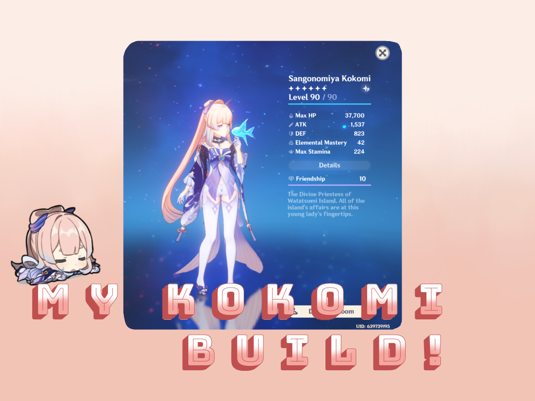 Kokomi build! Genshin Impact | HoYoLAB