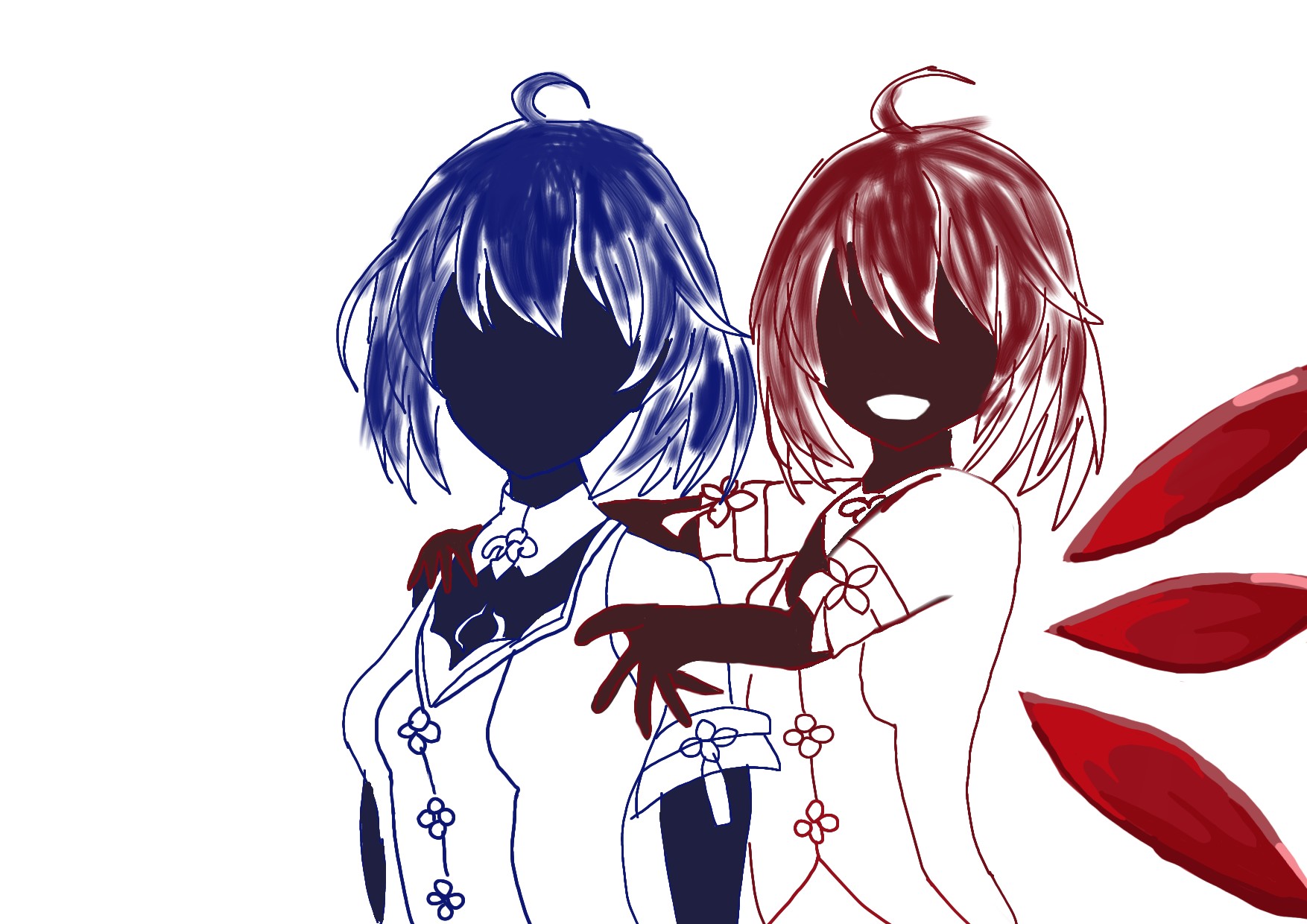 Some bad Seele drawing I made because I have school tomorrow TvT ...