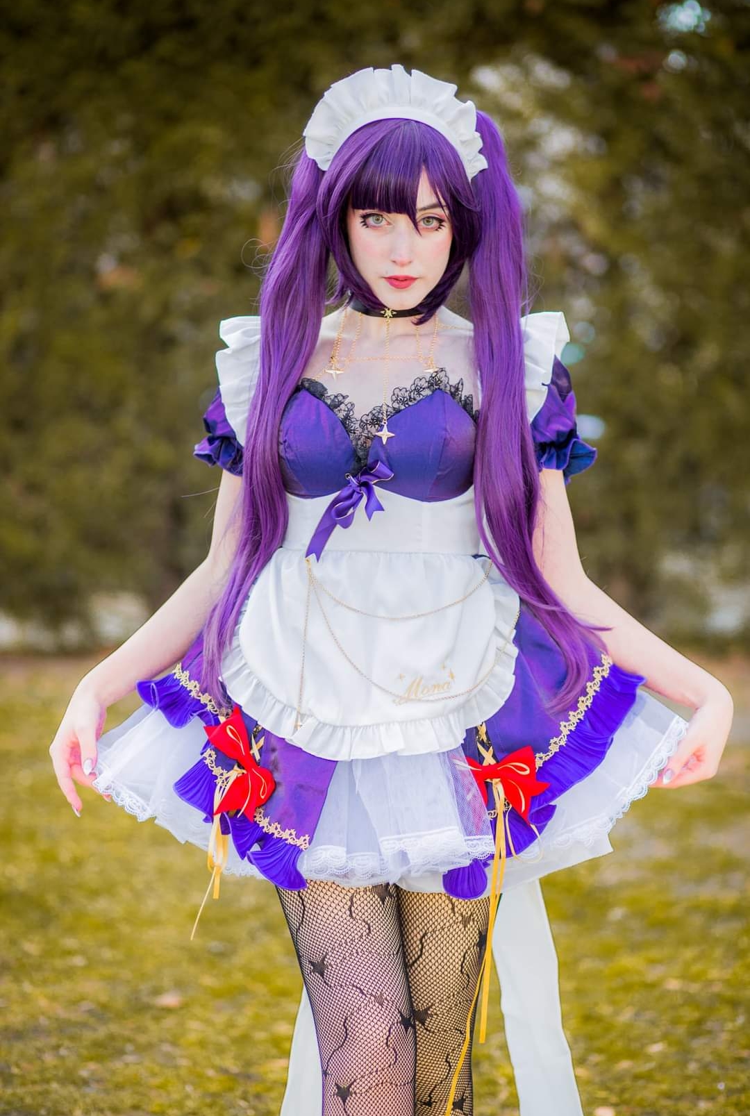 Maid Mona cosplay 🛐 | Genshin Impact | HoYoLAB