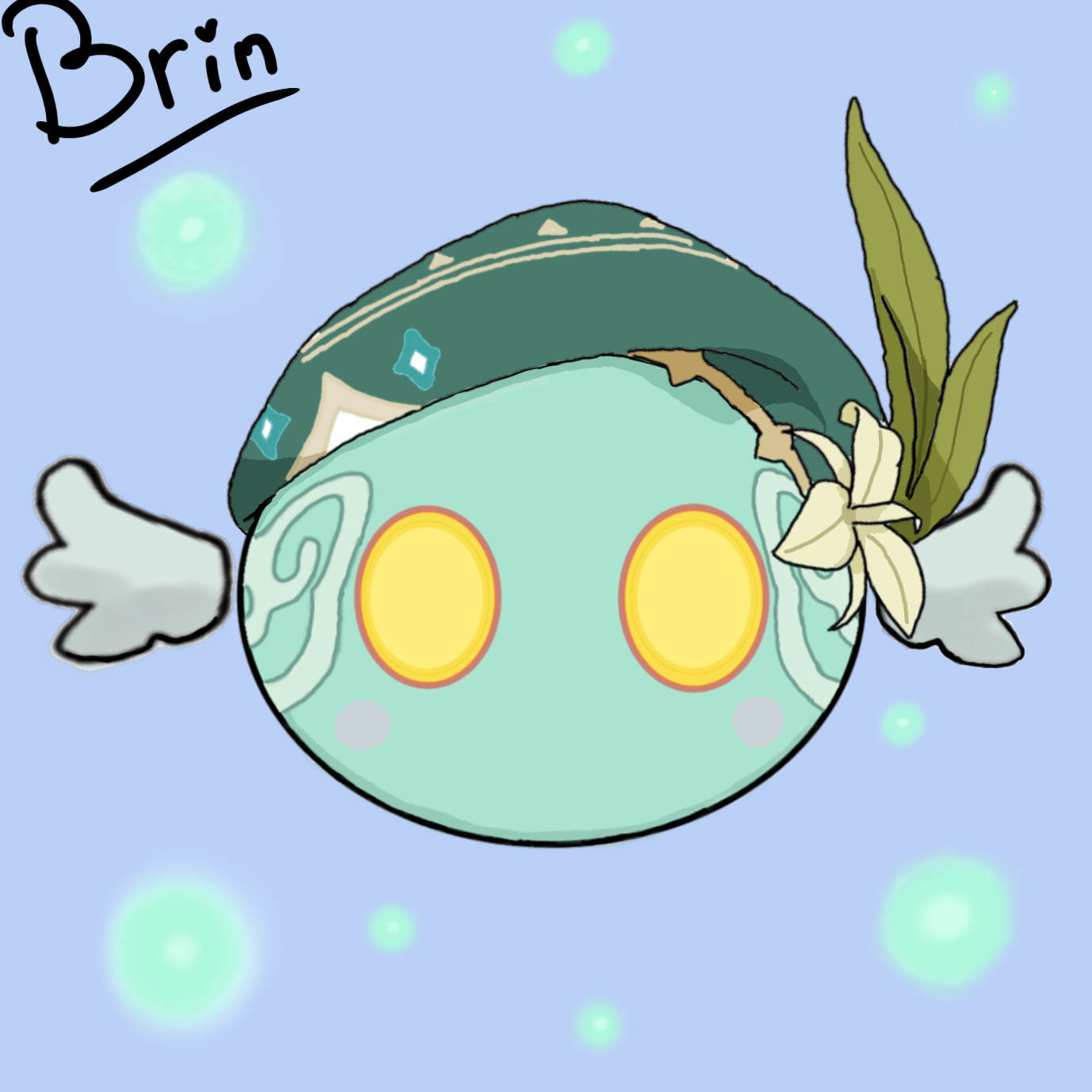 Anemo slime with Venti's cap Genshin Impact | HoYoLAB