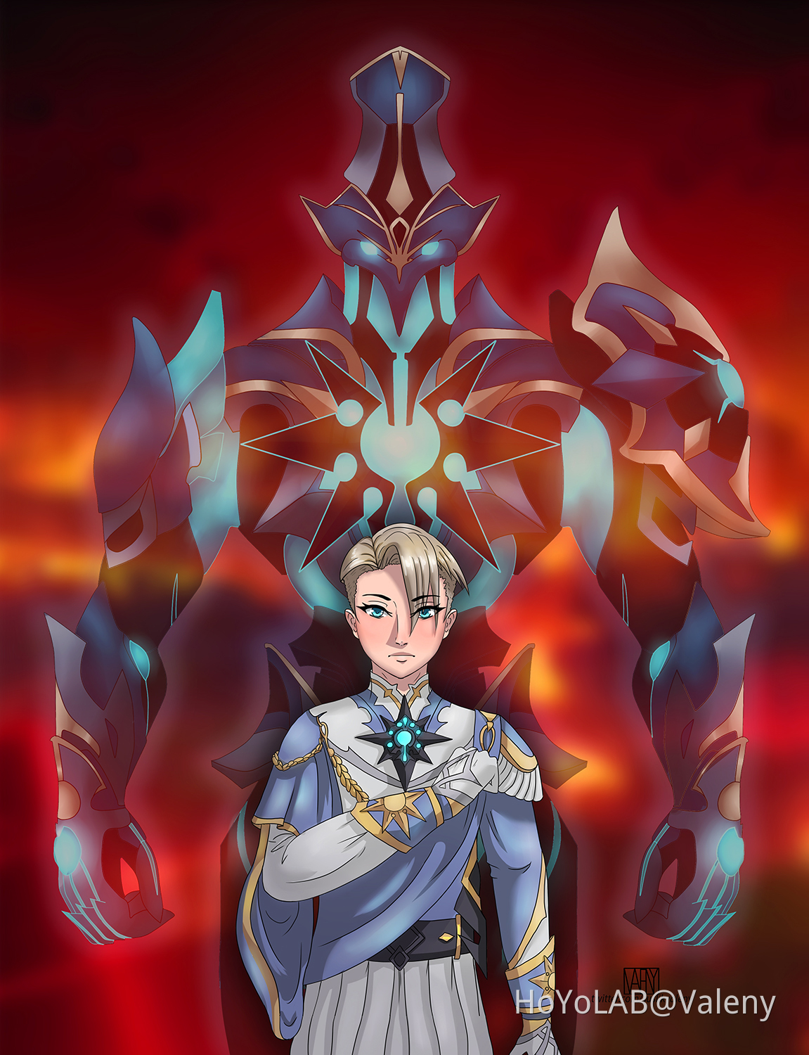 Halfdan. The fall. Genshin Impact | HoYoLAB