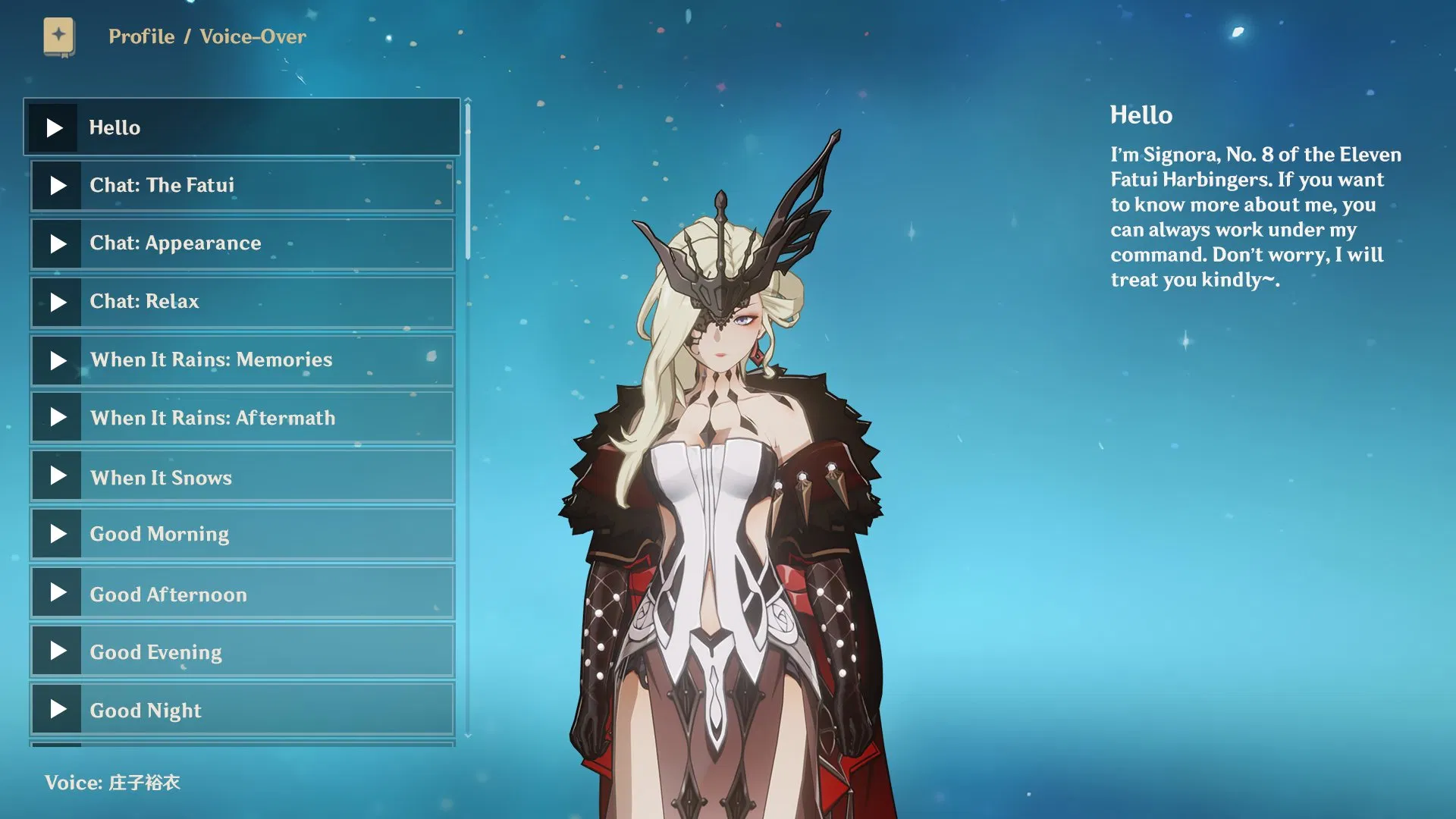 La Signora ~ Genshin Impact | HoYoLAB