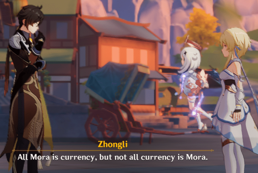 "All Mora is currency, but not all currency is Mora" Genshin Impact ...