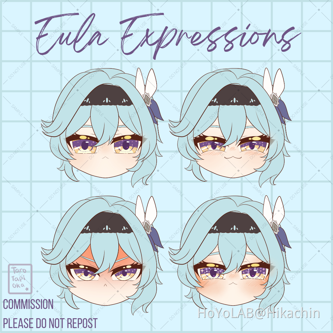 Eula Expressions Genshin Impact | HoYoLAB
